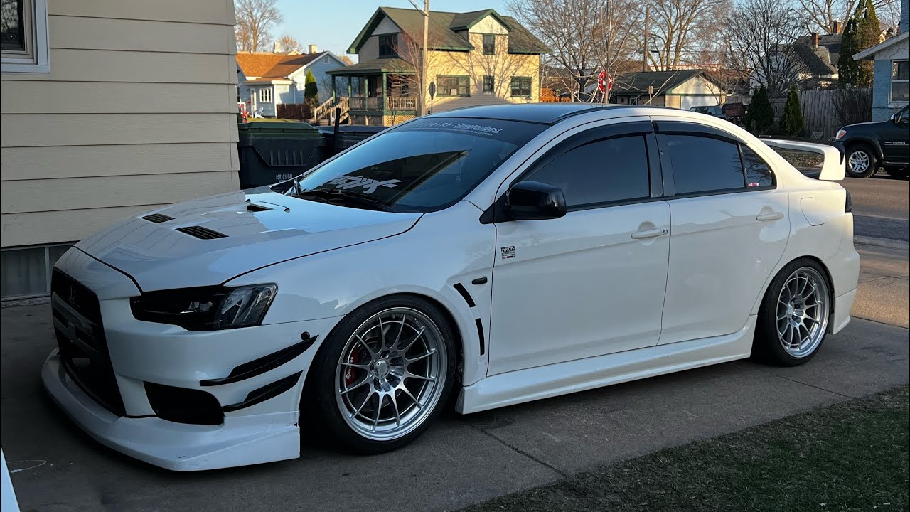 New Wheels for My Evo X! - YouTube