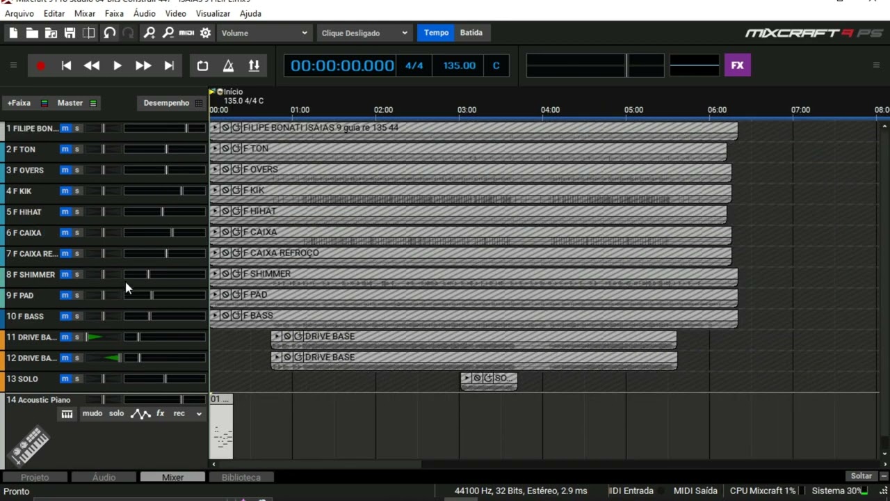 MIXCRAFT 9 PRO l EXPORTANDO MIDI EM ÁUDIO - YouTube