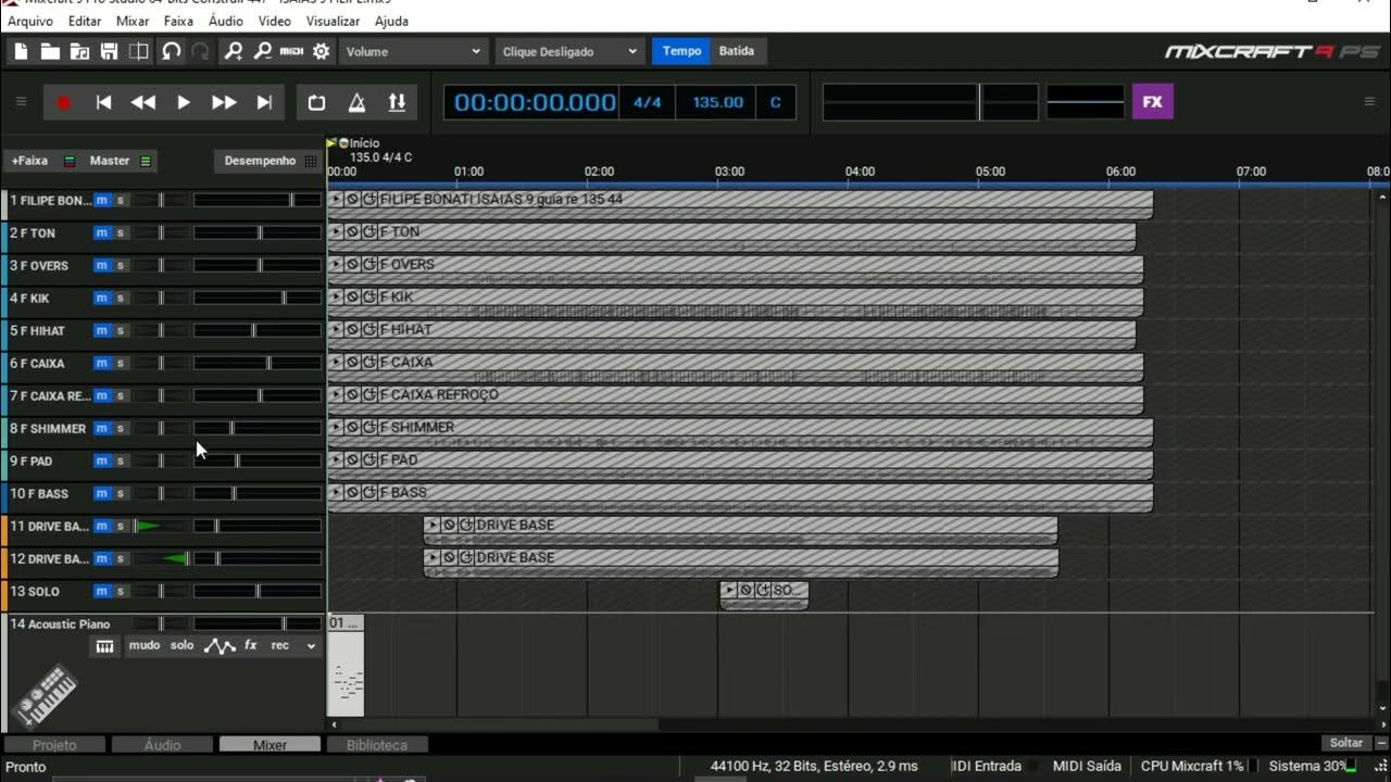 MIXCRAFT 9 PRO l EXPORTANDO MIDI EM ÁUDIO - YouTube
