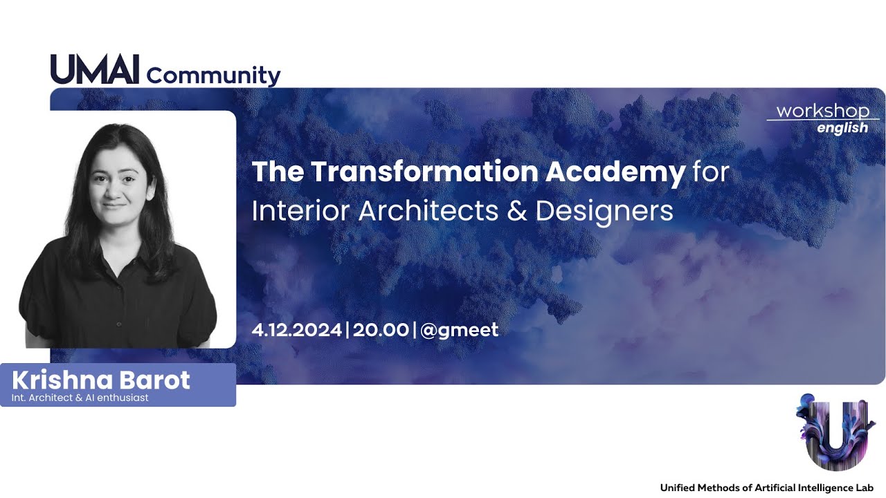 UMAI x Krishna Barot :ComfyUI for Designers - YouTube