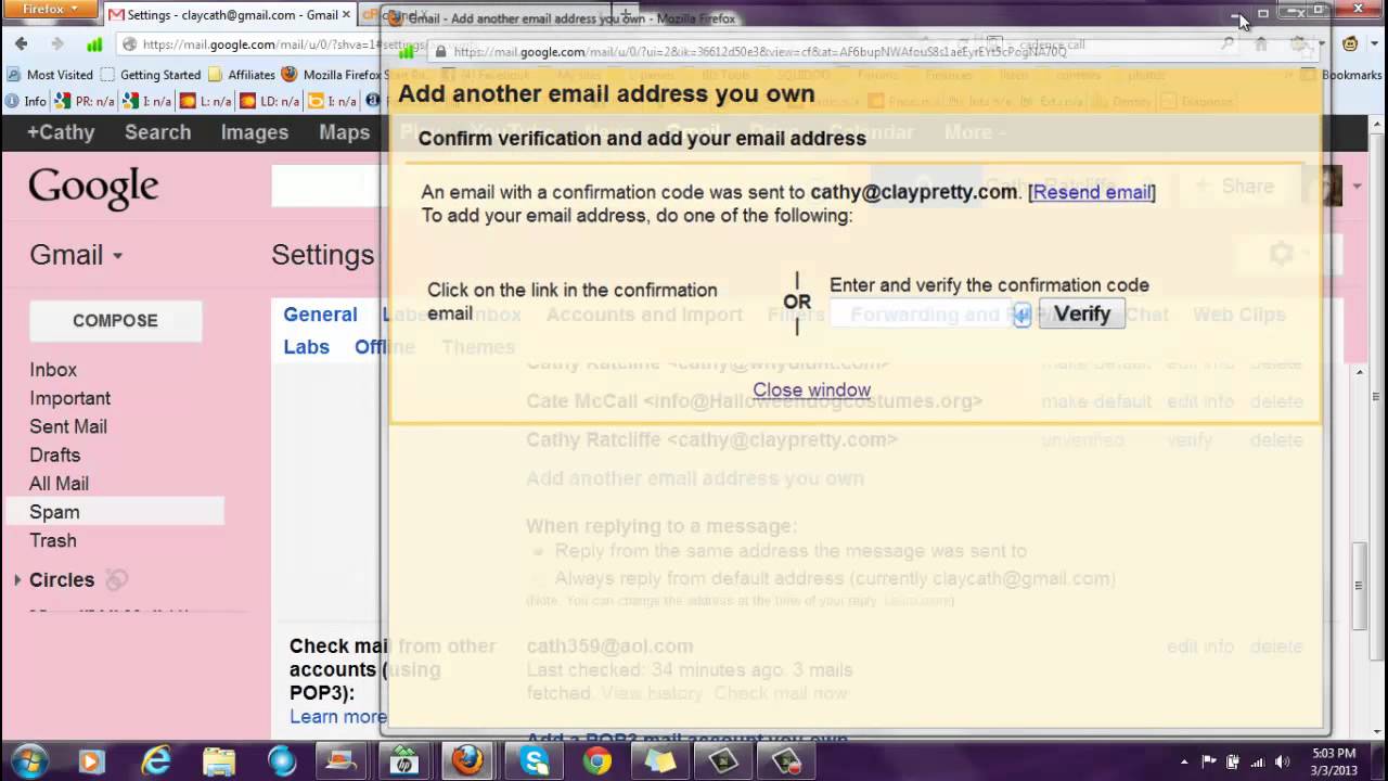 How to Add Website Email to Gmail Account - YouTube