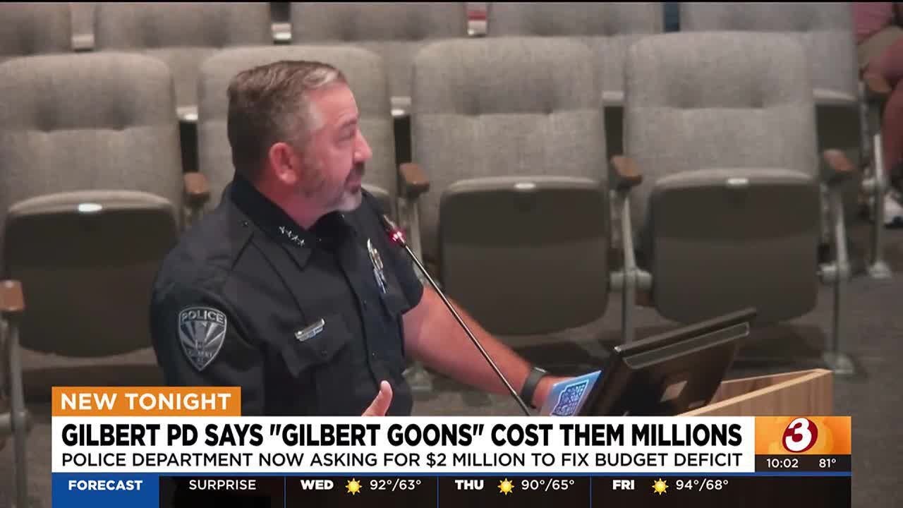 Gilbert PD says 'Gilbert Goons' cost them millions - YouTube
