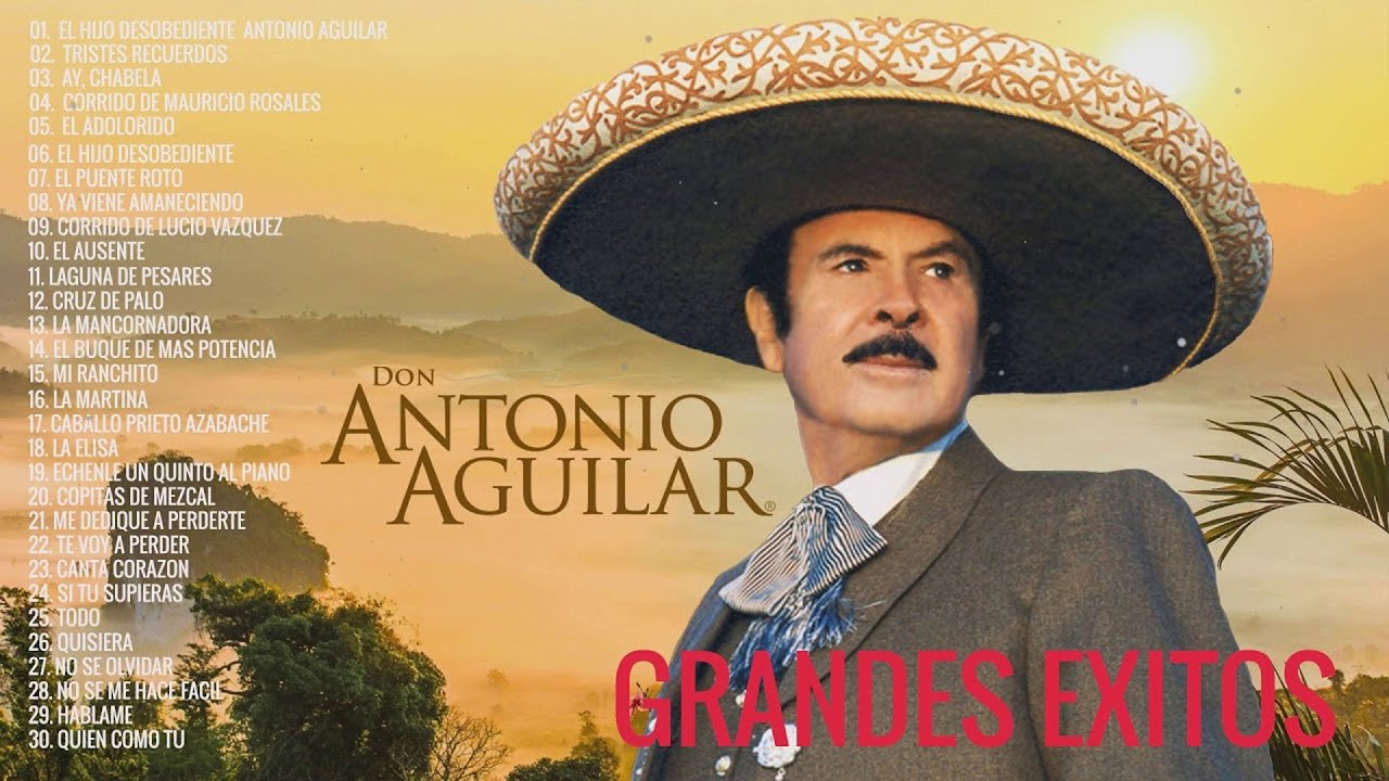 Antonio Aguilar Puras Canciones de Vacile - YouTube