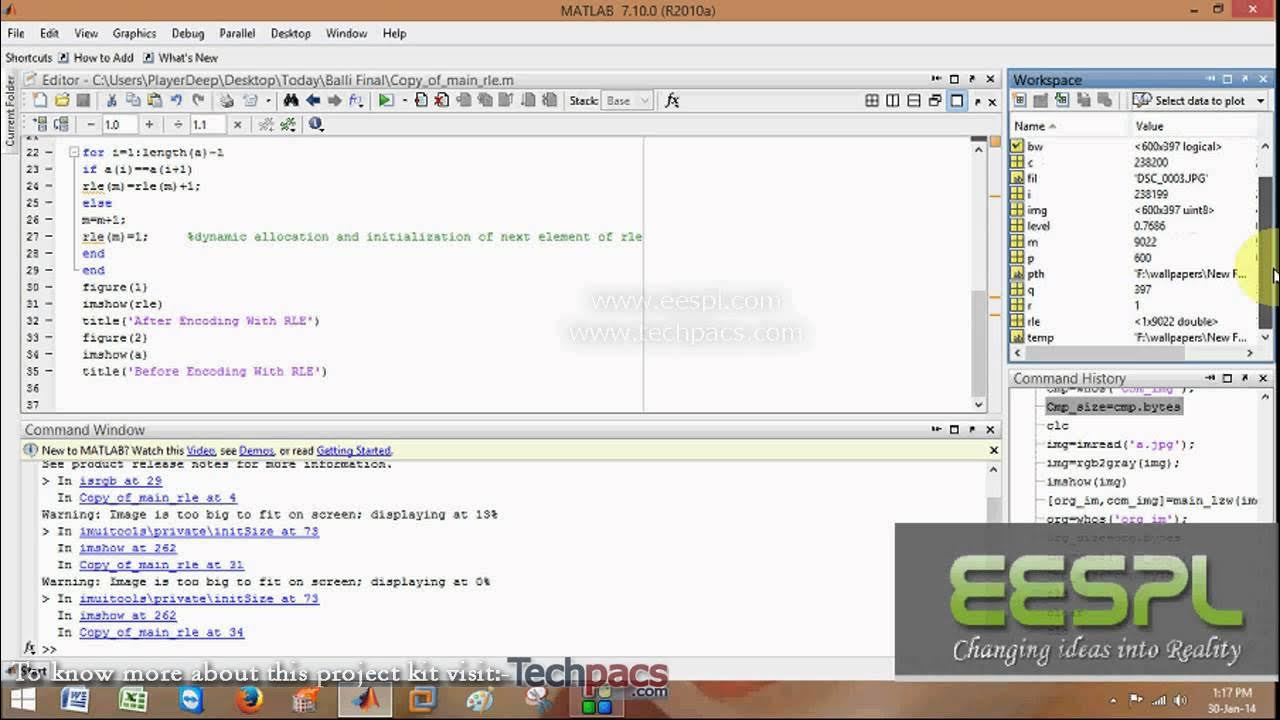 RLE based image encoding and decoding | RLE image compression (latest ...