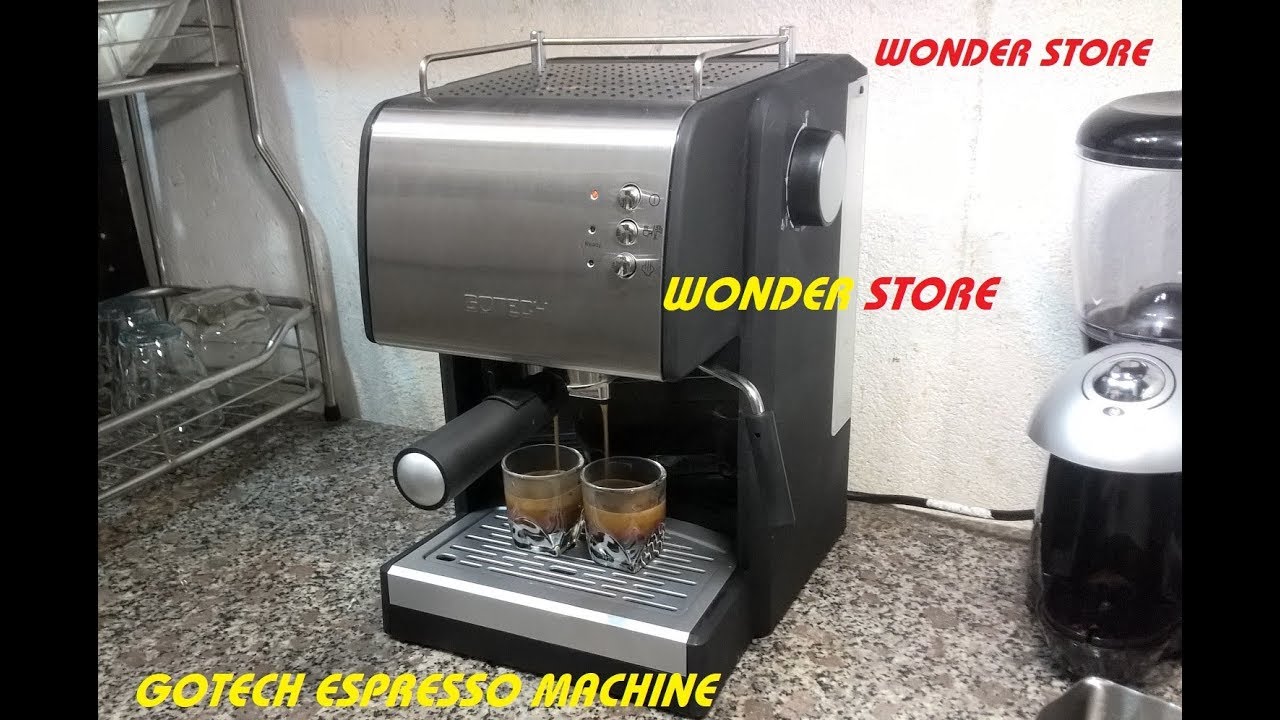 GOTECH Espresso Machine 15 bar Italian Technology - YouTube