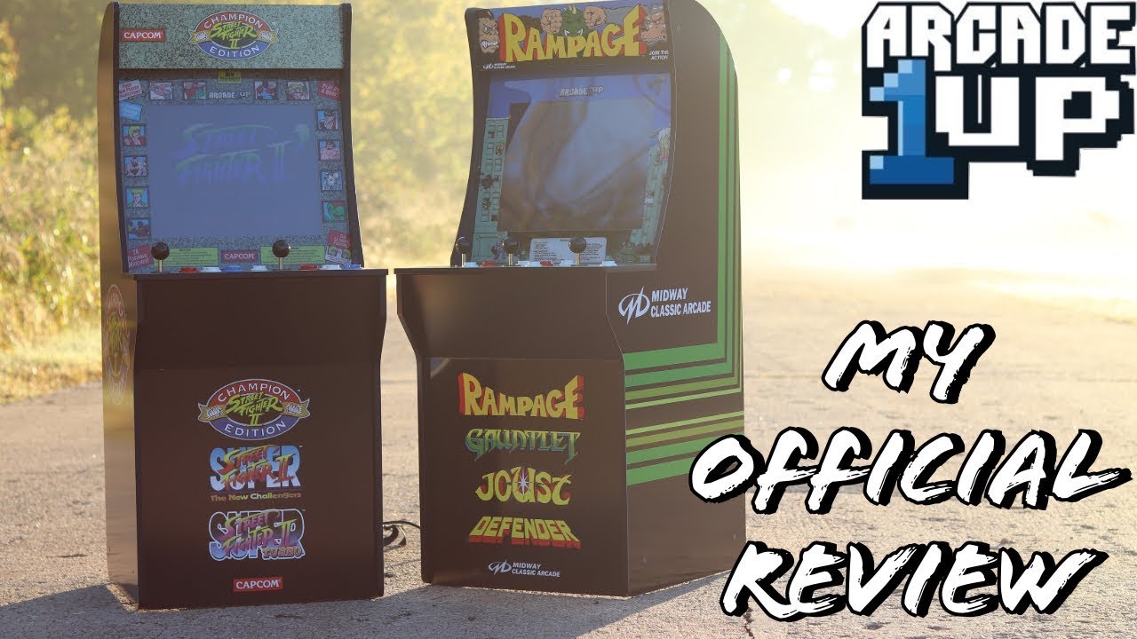 Arcade 1Up Rampage and Street Fighter II Cabinet Reviews! - YouTube