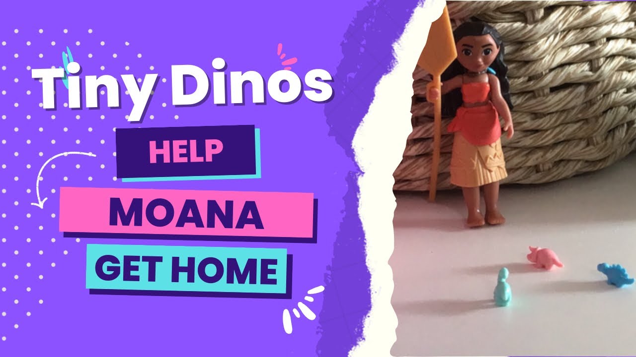 Moana Gets Help Across the Great Divide - Toy Videos for Kids - Tiny Dinos YouTube Short - YouTube
