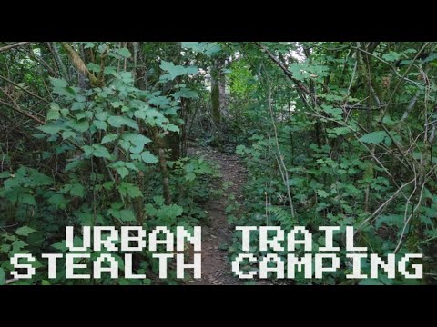 Urban Stealth Camping Adventure: Finding a Place to Sleep on a City ...