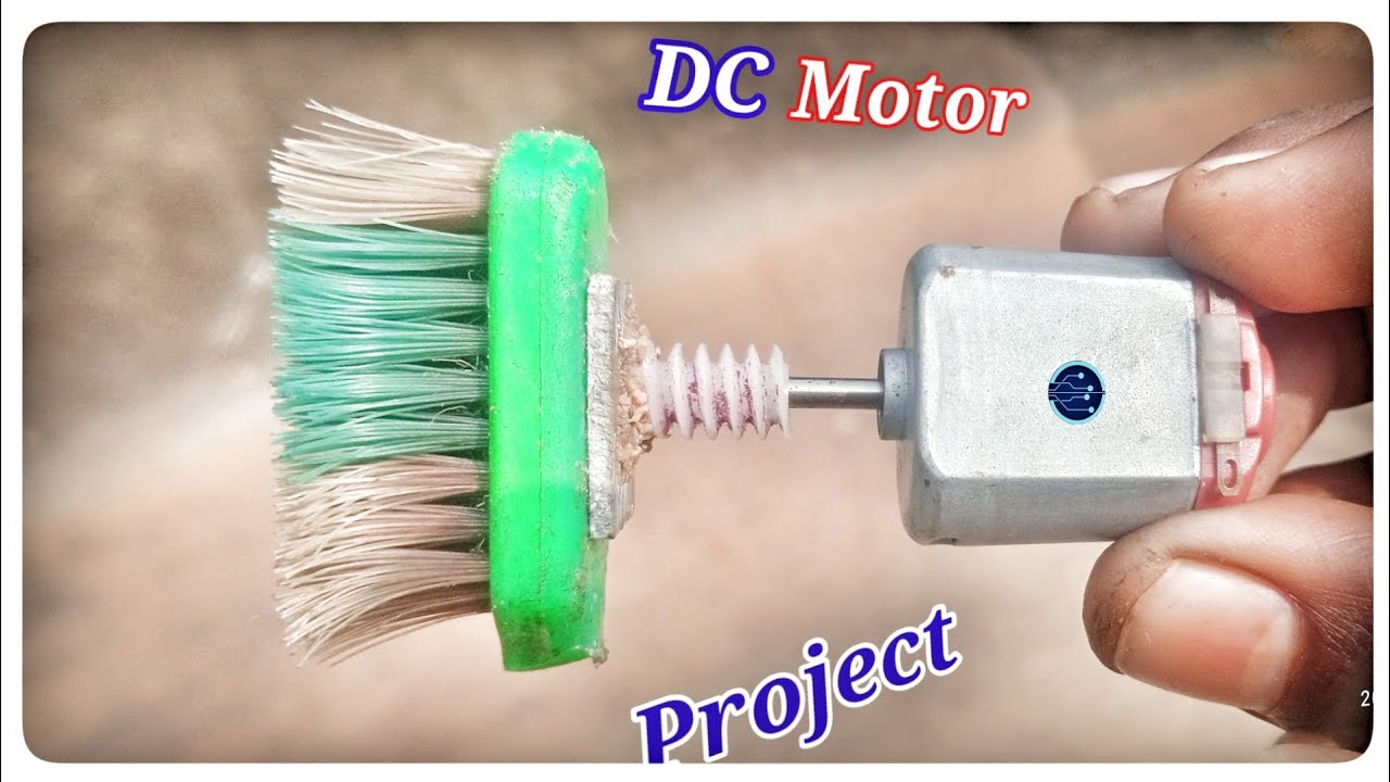 Dc motor project || how to make dc motor science project|| vacuum ...