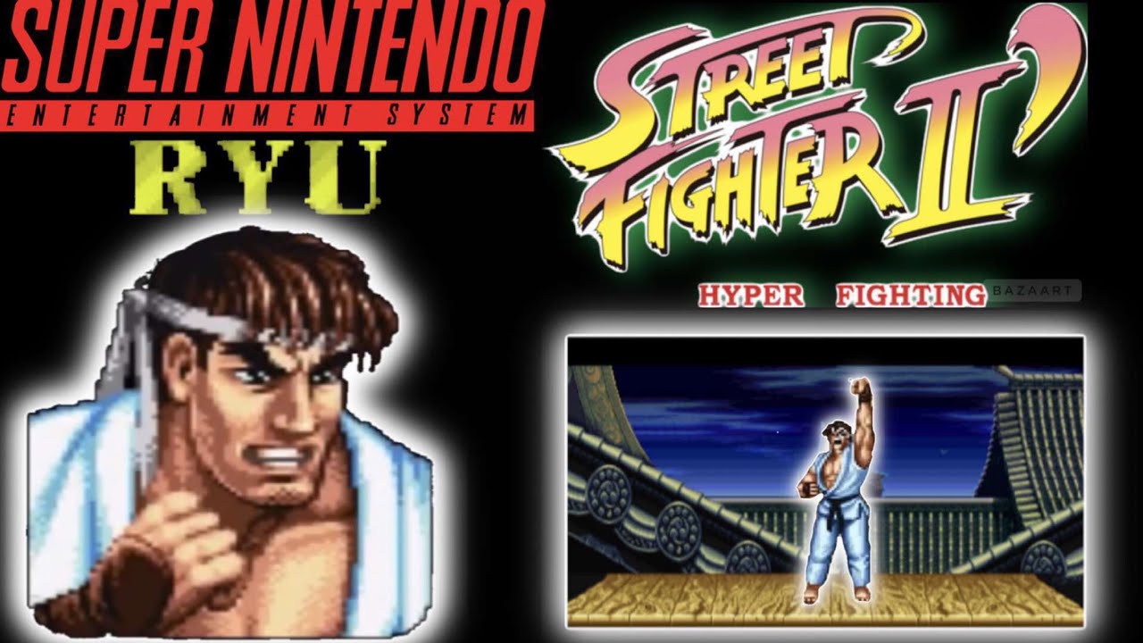 Street Fighter ll Turbo Hyper Fighting (SNES) HARD 💥RYU💥 - YouTube