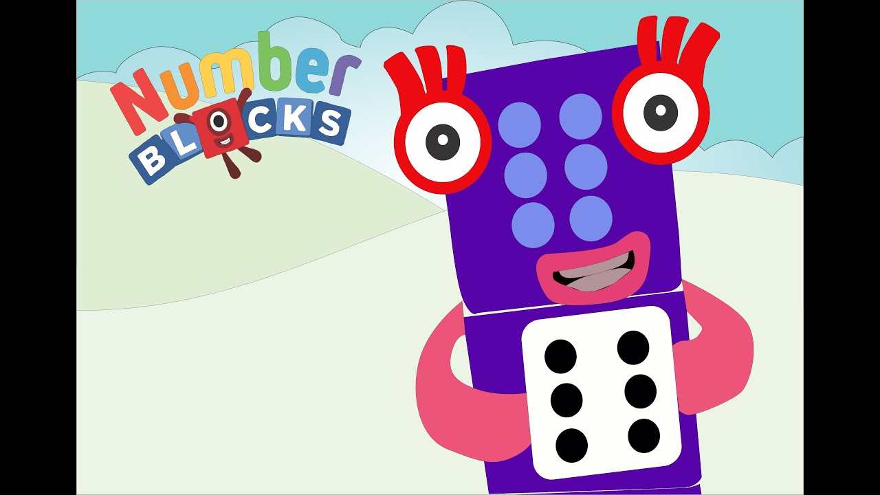 Numberblock 6 is having a blast playing with dice #numberblocks # ...