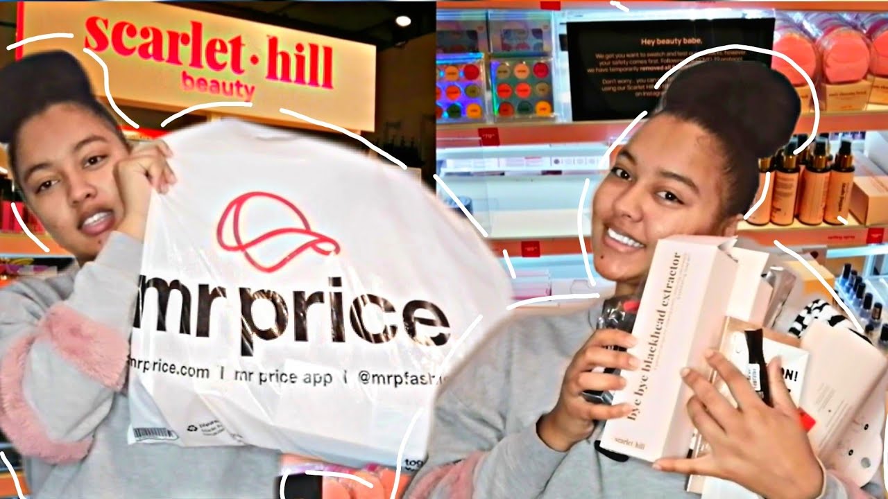 COME BUY WITH ME MR PRICE SCARLET HILL MAKE UP AND SKINCARE PRODUCTS ...