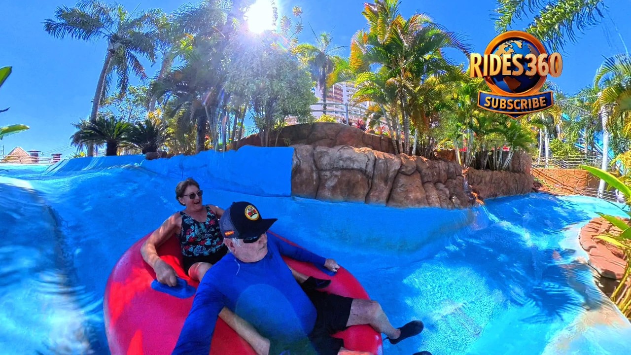 85-Year-Old Goes Down Waterslide – VR 360° 4K Ride at Thermas dos ...