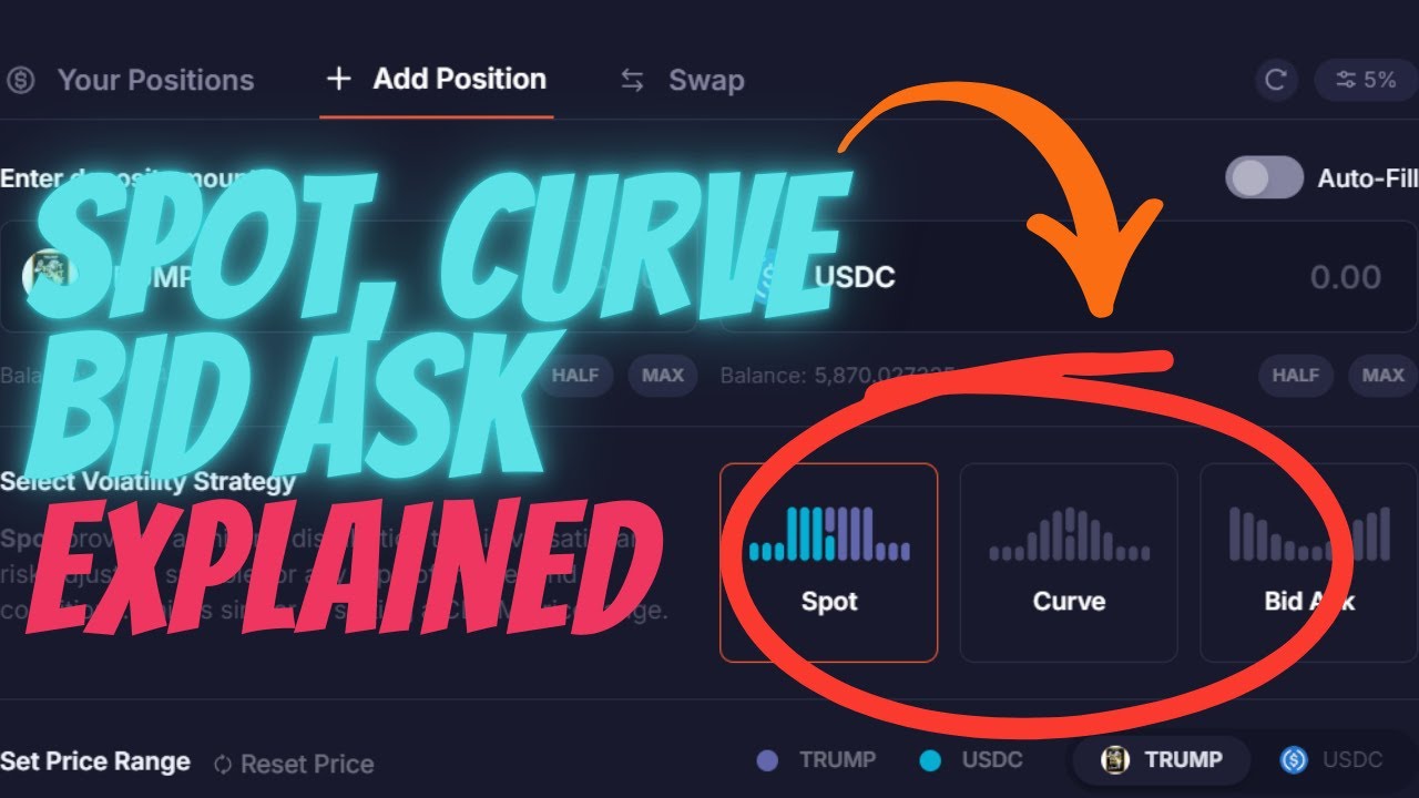 Meteora, Spot, Curve and Bid Ask DLMM Explained - YouTube