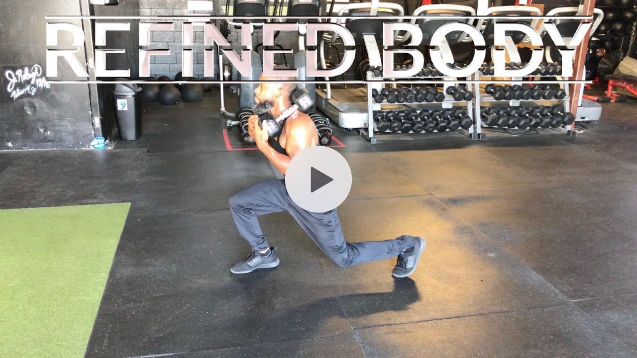 Refined Body 005 | Weighted Lunges - YouTube
