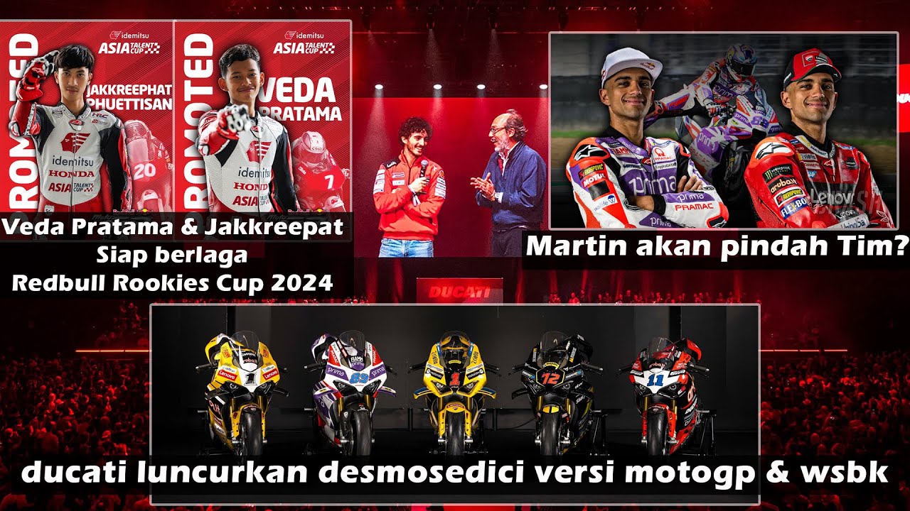 Martin akan pindah tim? Veda siap berlaga di redbull rookies cup 2024 ...