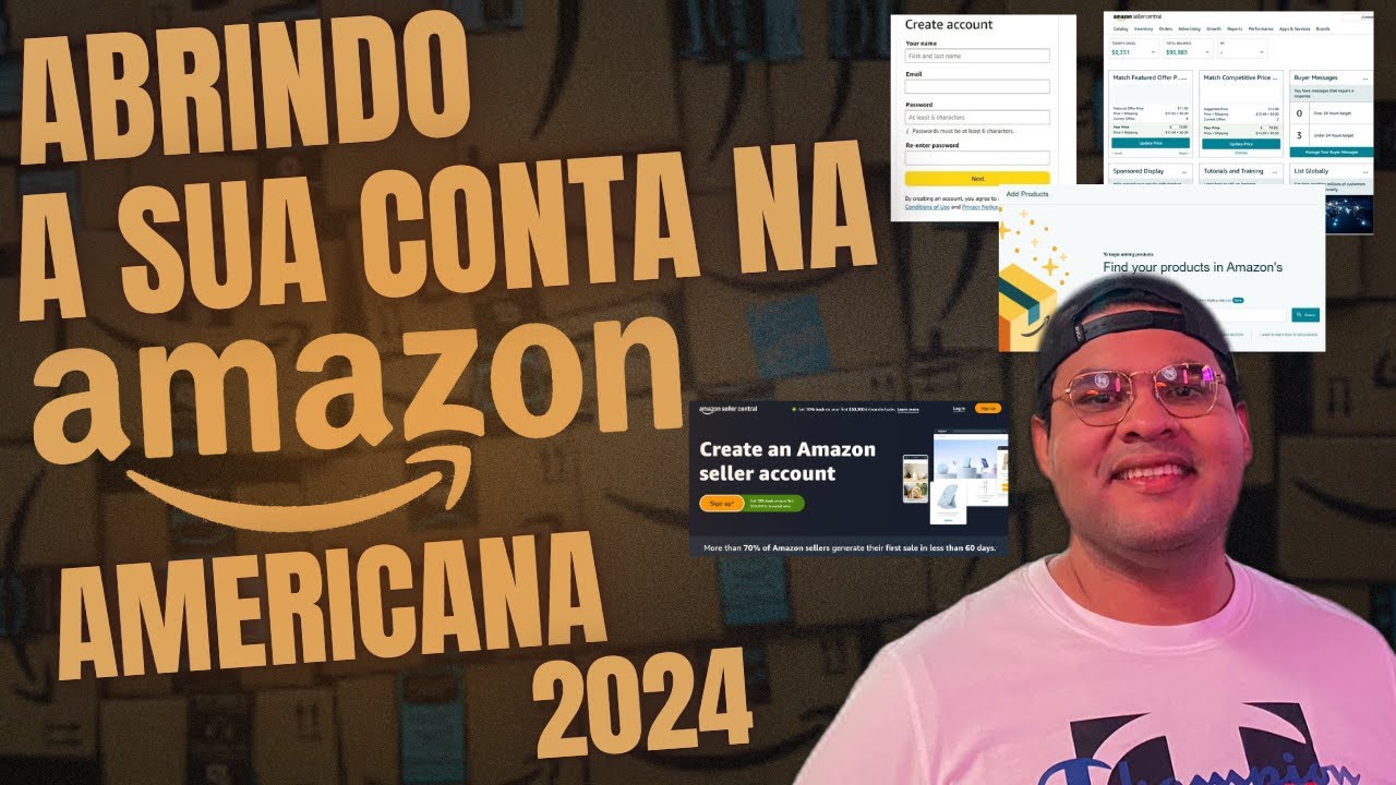 ABRINDO SUA CONTA NA AMAZON AMERICANA (PASSO A PASSO 2024) - YouTube