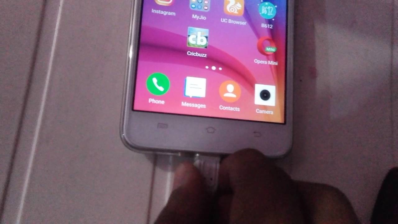 Vivo Y55L Otg Test(1603) - YouTube