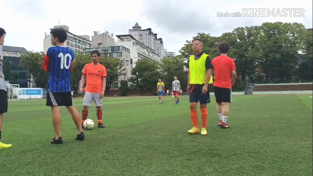 FCFR playing soccer on Korea Independence Day - YouTube
