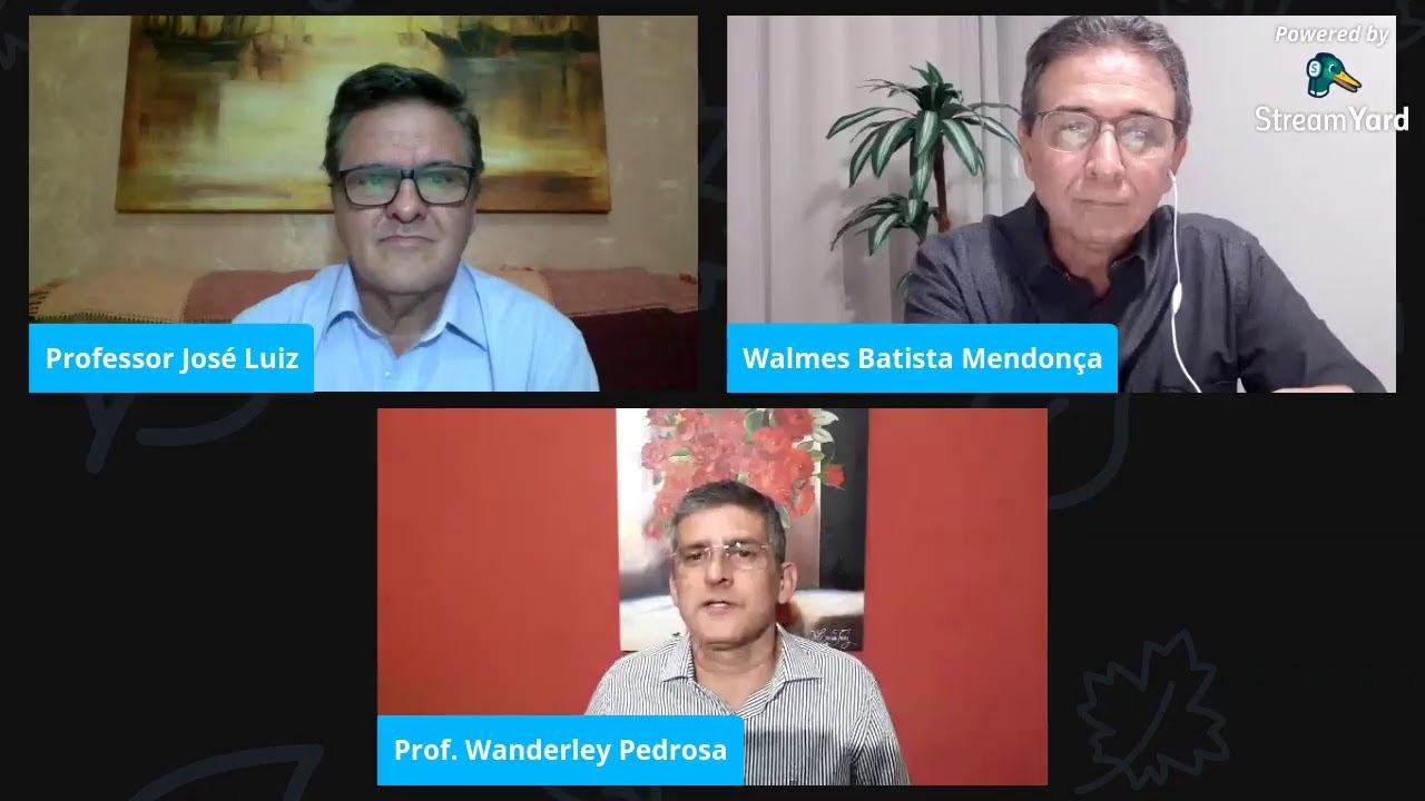 LIVE - PROFESSOR JOSÉ LUIZ, DR. WANDERLEY PEDROSA E WALMES MENDONÇA ...
