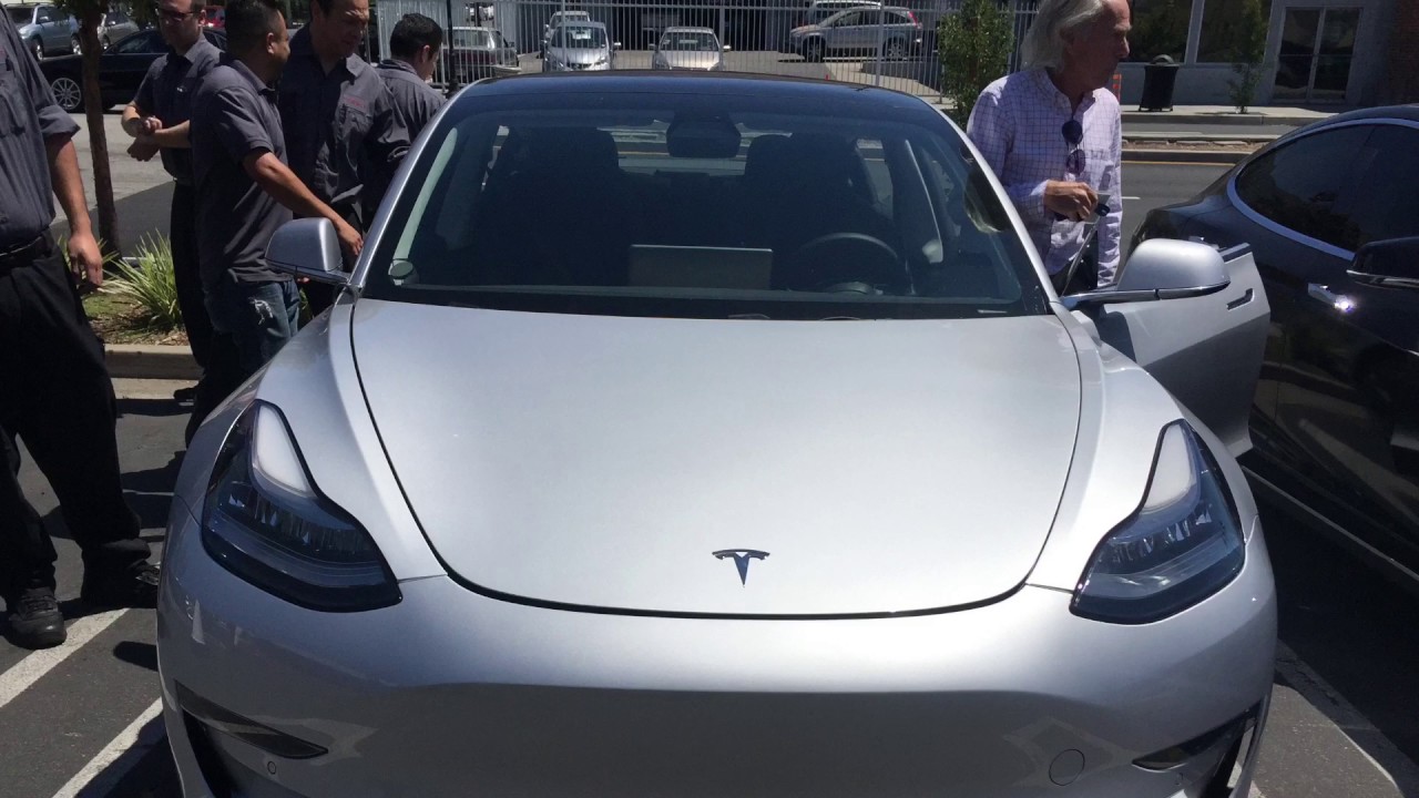 Tesla Model 3 sighting spy shots. - YouTube
