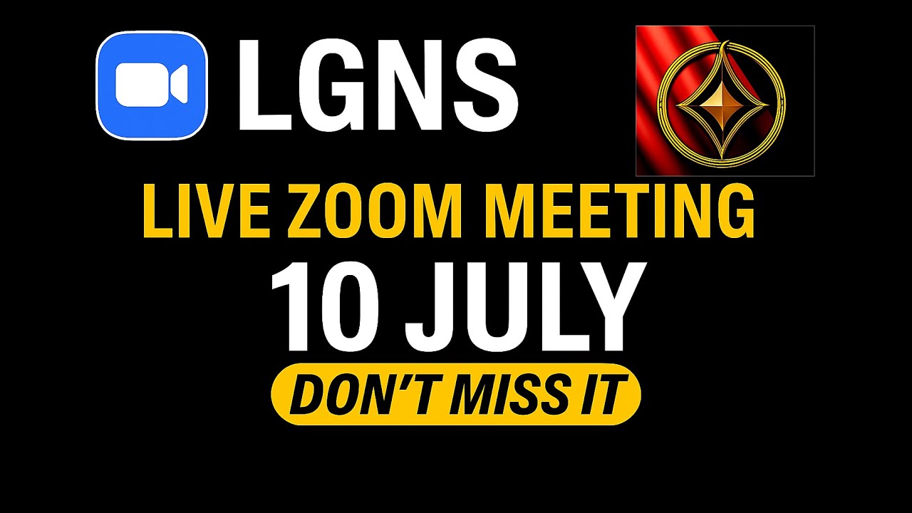 Origin LGNS Live Zoom || 10 July 2025 Live Zoom Meeting LGNS - YouTube