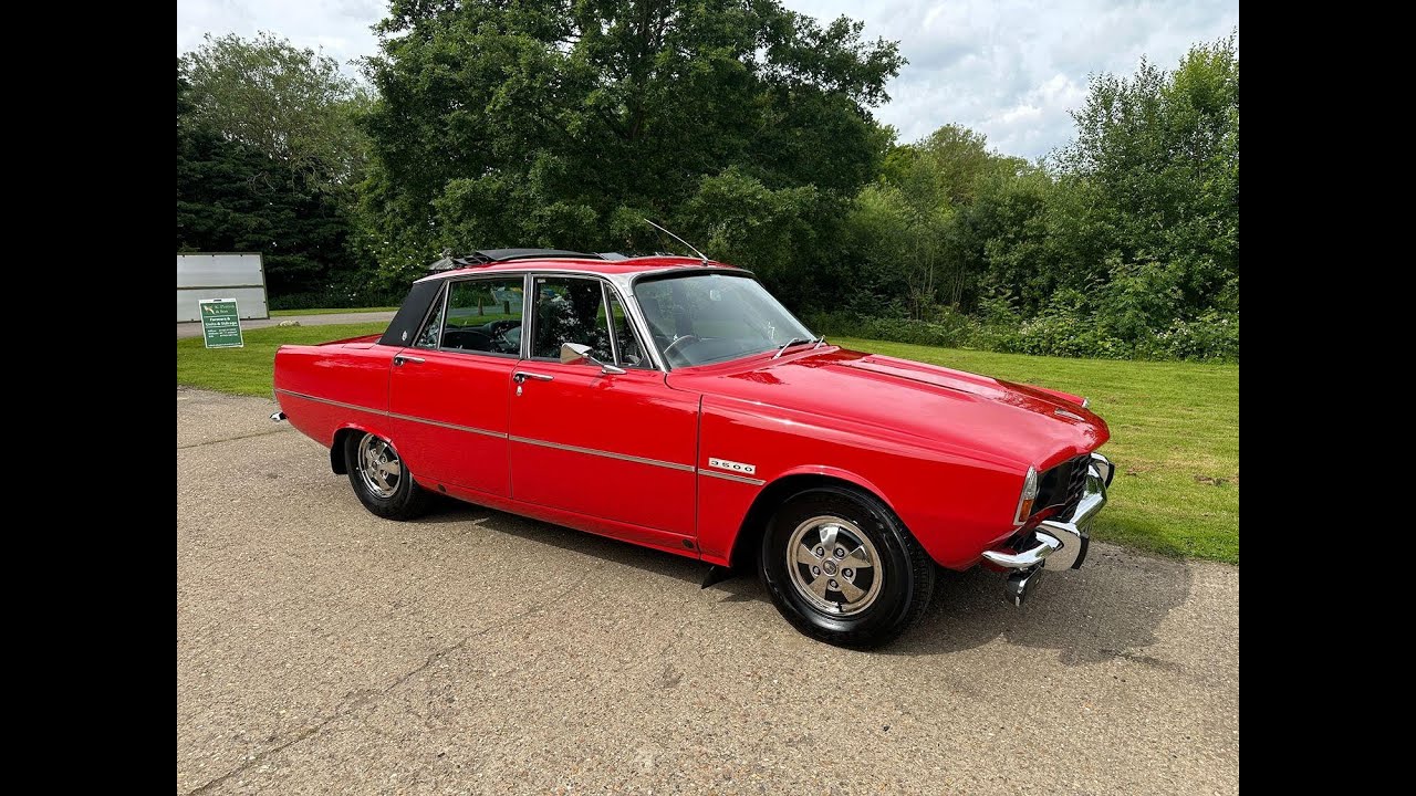 1972 (K) Rover P6 3500 V8 4 Dr Auto - YouTube