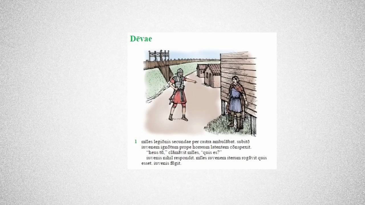 Cambridge Latin Stage 25 - Model Sentences - YouTube