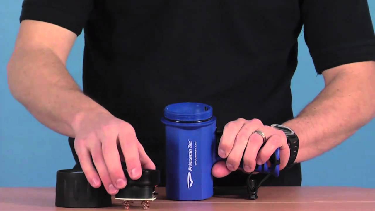 Princeton Tec Shockwave LED Torch - www.simplyscuba.com - YouTube