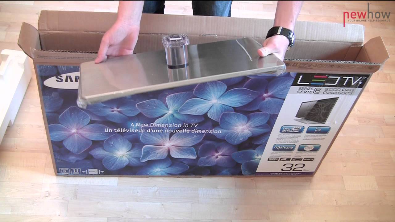 Unboxing: Samsung UE32C6000 LED-TV - YouTube