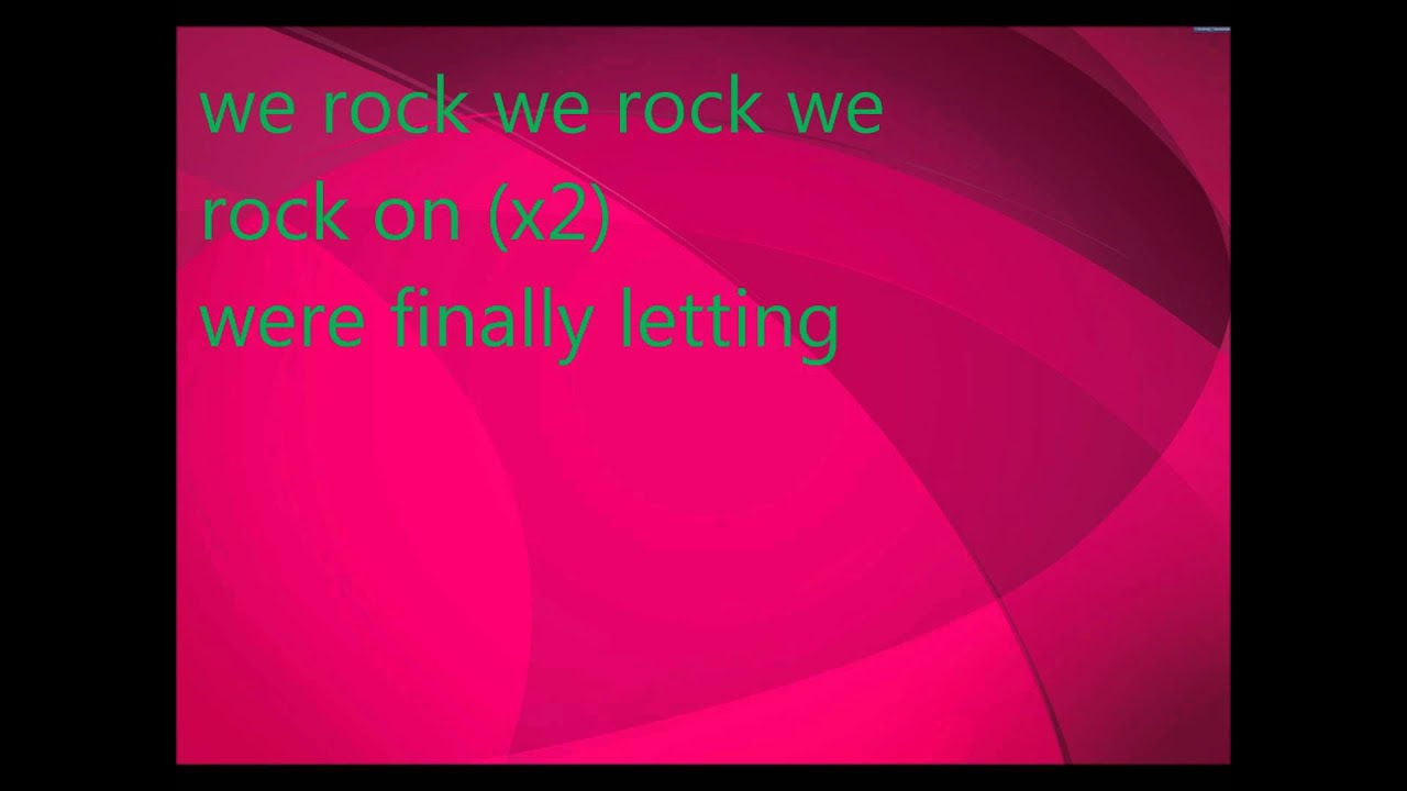 camp rock- we rock lyrics - YouTube