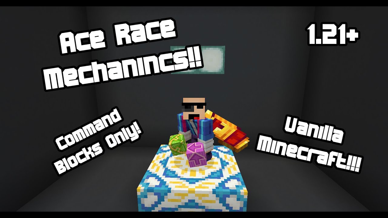 How to make ACE RACE MECHANICS in Vanilla Minecraft Java with Command ...