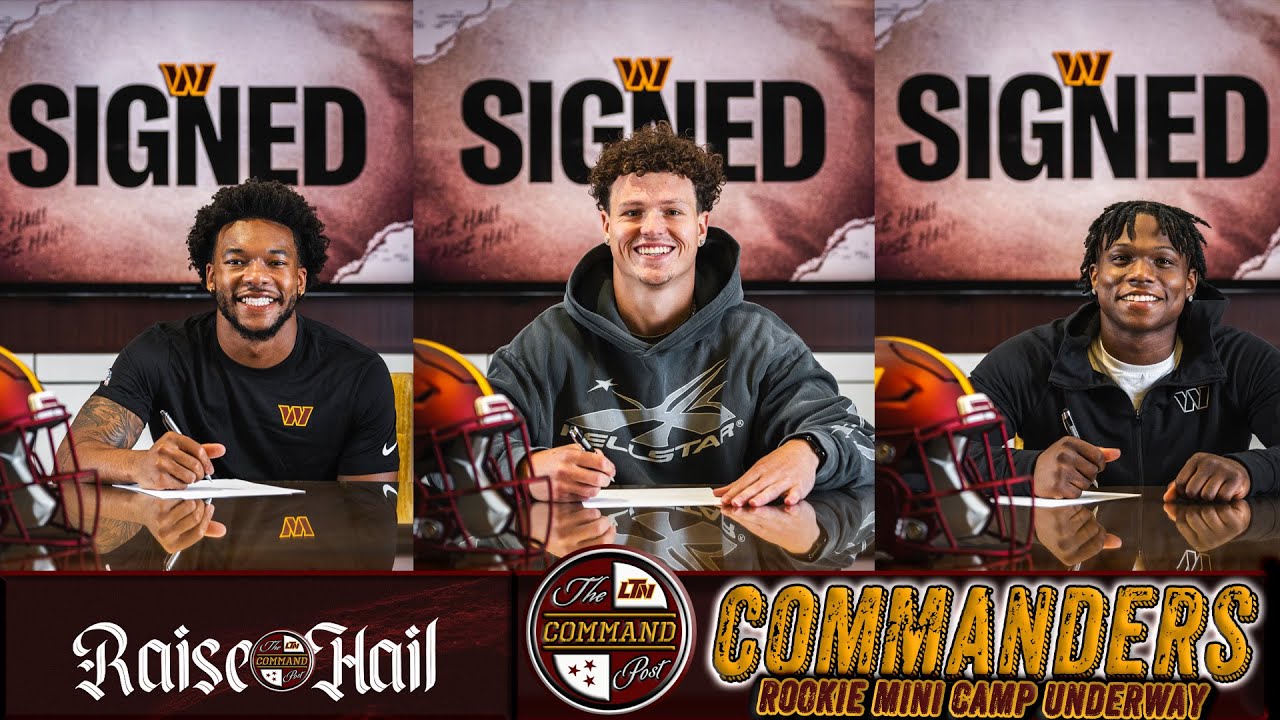 Commanders Rookie Mini Camp is Underway! Here's ALL You Need to Know ...