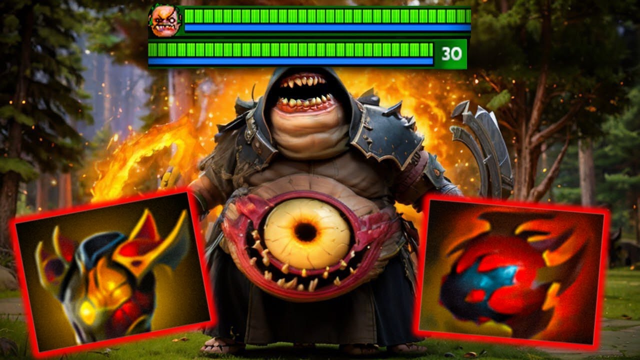 Unkillable Raid Boss Pudge Grimson Guard + Heart Tanky Build 🔥20Kills ...