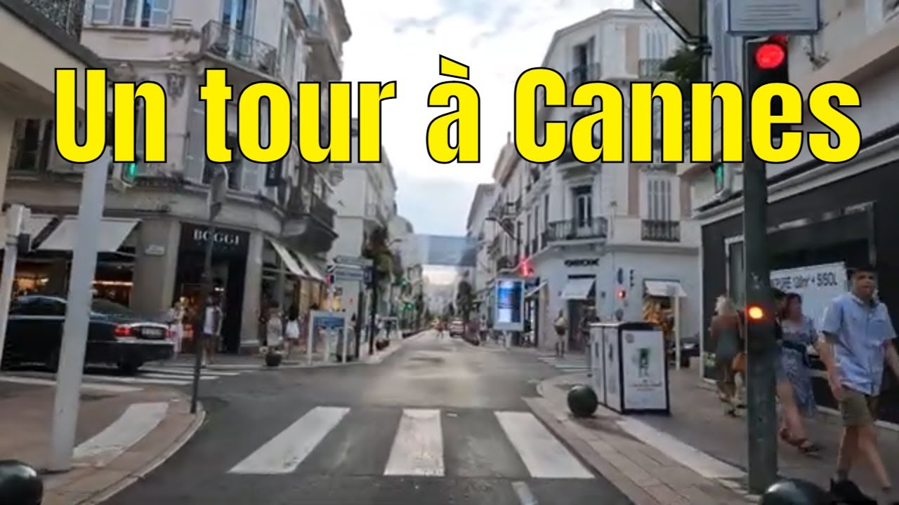 Un tour à Cannes - 4K- Driving- French region - YouTube