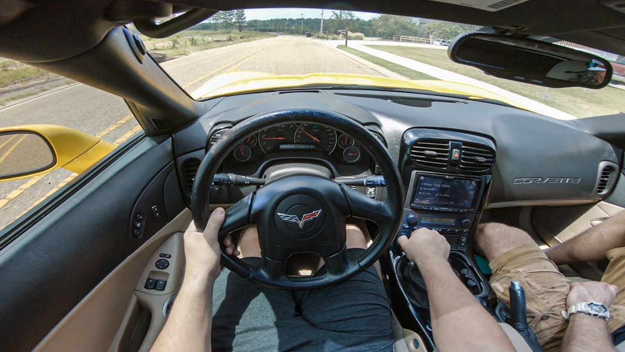 Finally driving my new Corvette after two weeks of owning it!! - YouTube