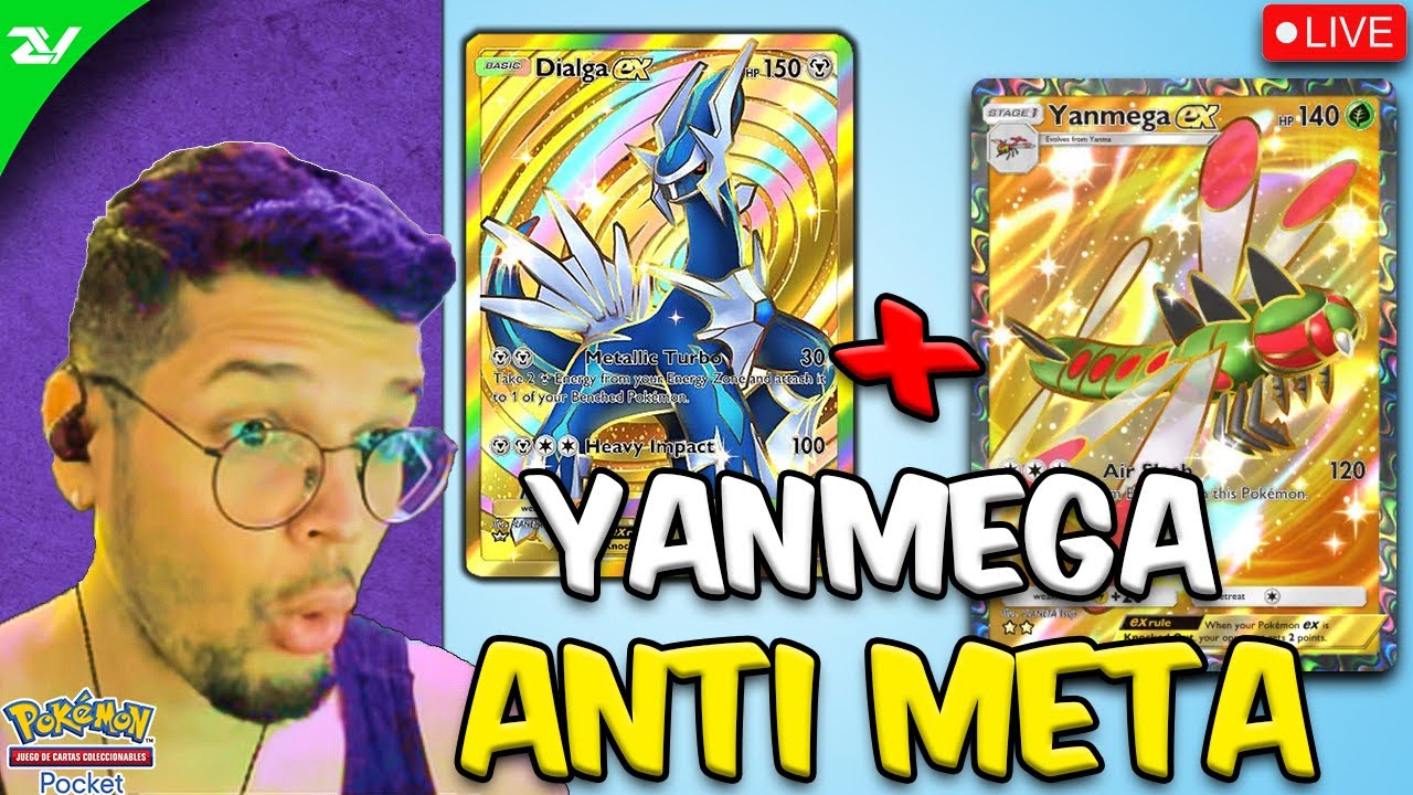 YANMEGA esta listo para un TORNEO? | Pokemon TCG Pocket! - YouTube