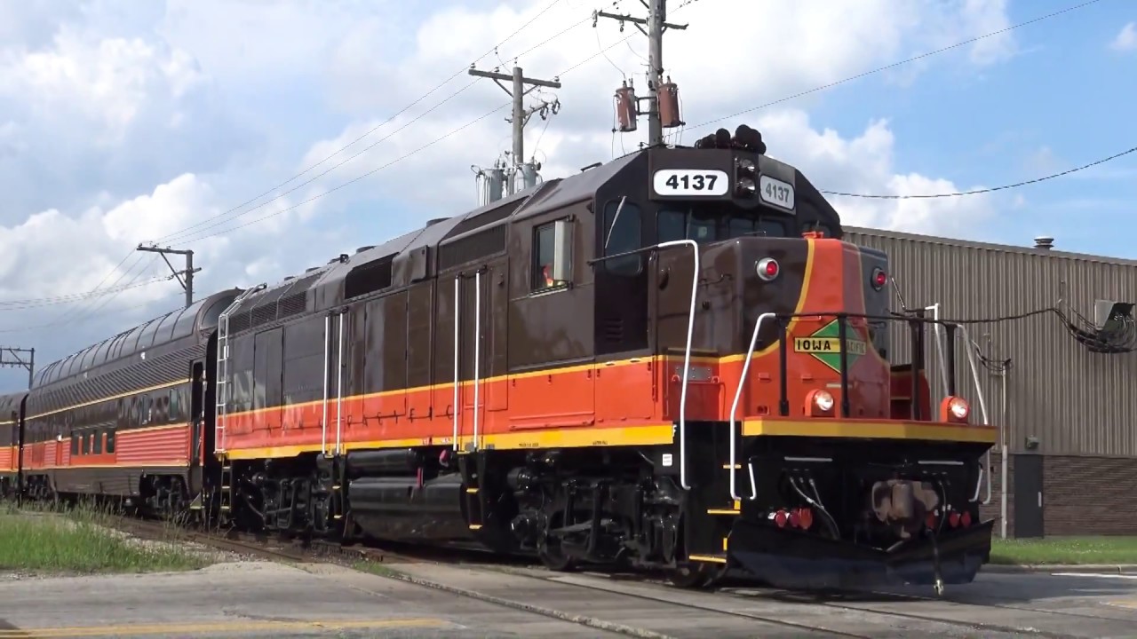 Unveiling of the Iowa Pacific Hoosier State at Franklin Park 6/13/2015 ...