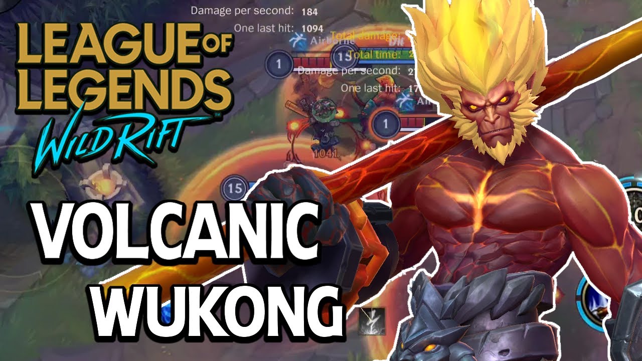 Volcanic Wukong | Skin Spotlight | League of Legends : Wild Rift - YouTube