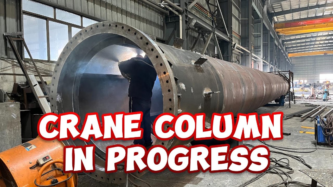 Crane Column in Progress.#welding #welder #crane #equipments # ...