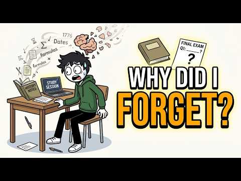Why You Forget Everything After Studying