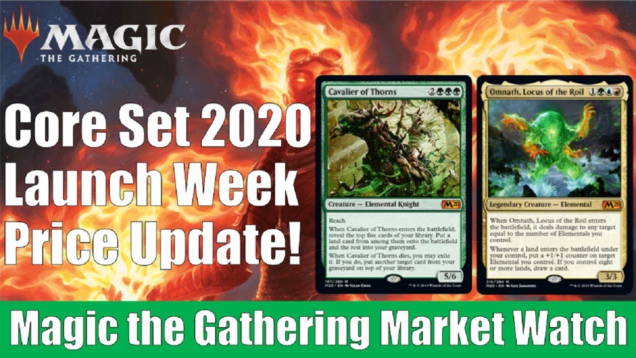 MTG Market Watch: Core Set 2020 Release Week Card Price Update - YouTube