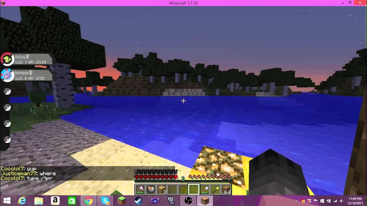 Let's Play PocketPixels Pixelmon Ice Age Episode 2 Building Our Team ...