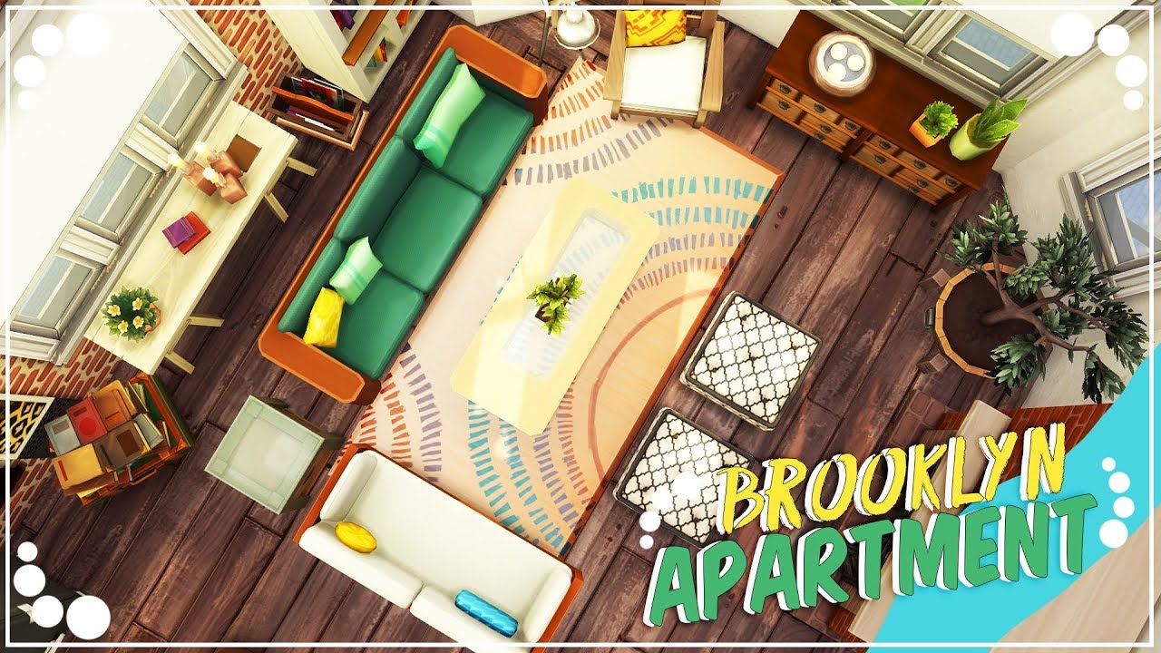 SMALL BROOKLYN APARTMENT | The Sims 4 | Speed Build - YouTube
