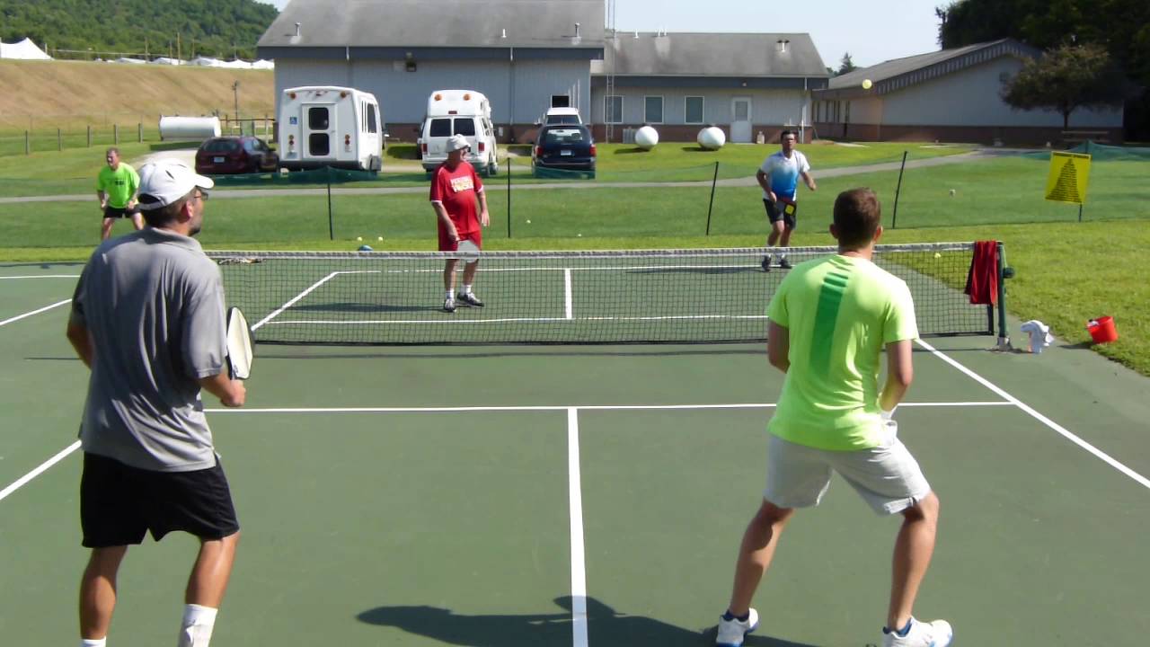 Pickleball Rocks 5-0 Summer Shootout Ian Titus/Robert Elliott v Bart ...