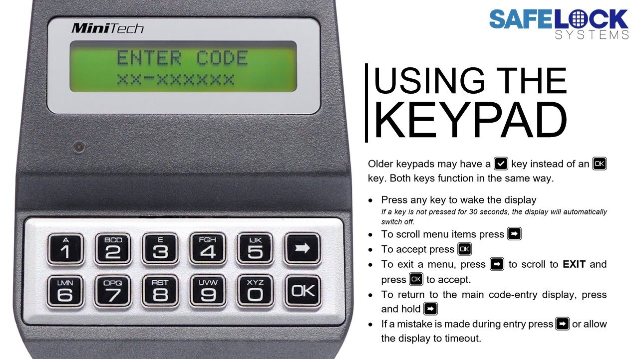 MiniTech: Using The Keypad & Special Functions - YouTube