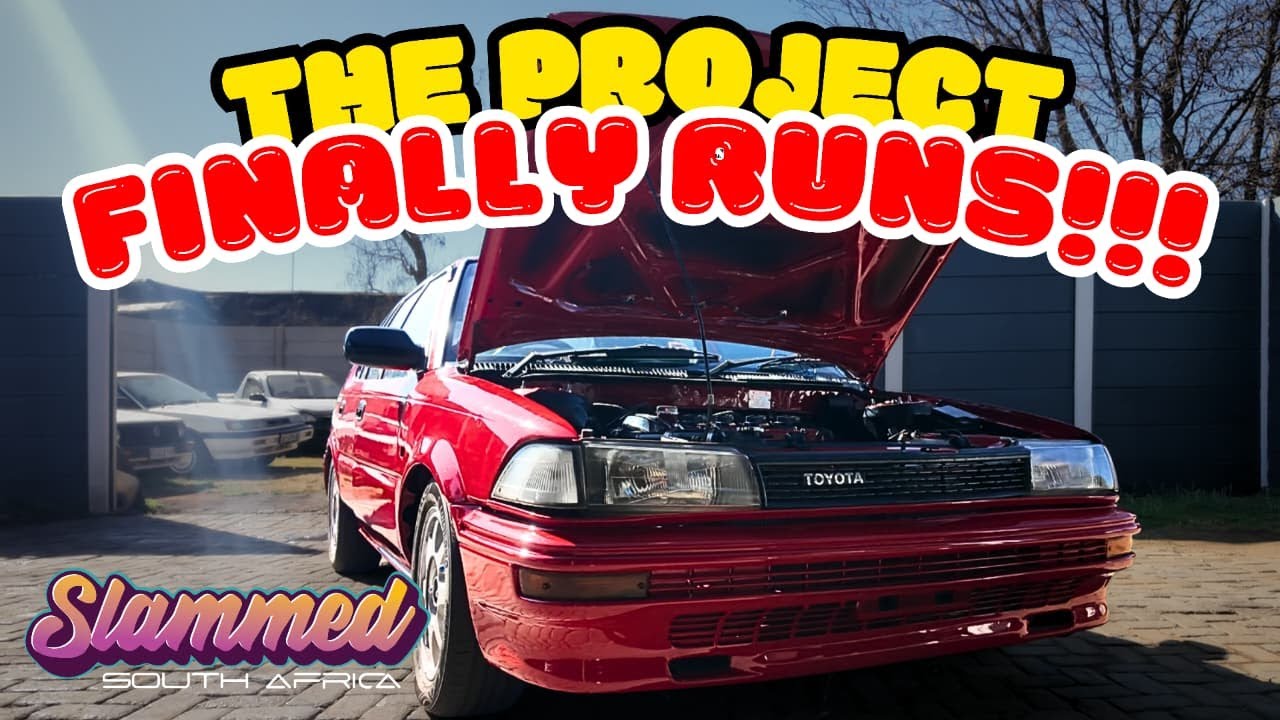 Our Project car finally Starts | Toyota Conquest Slammed Project Car - YouTube