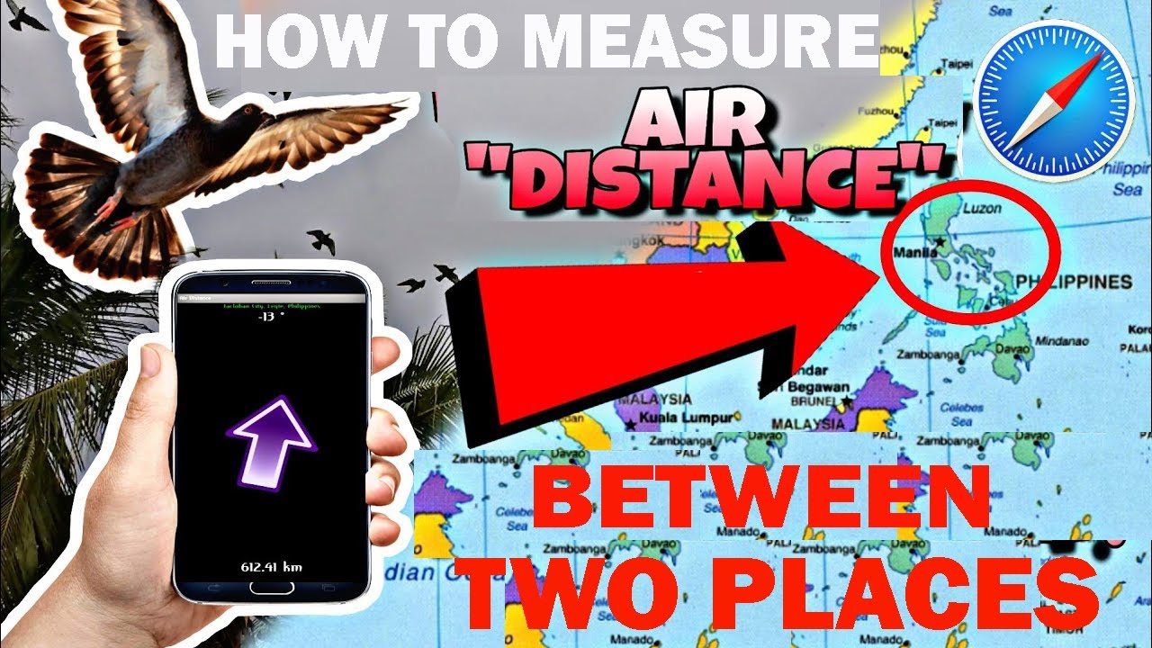 How To Find Accurate Air Distance Between Two Places in World | Air ...