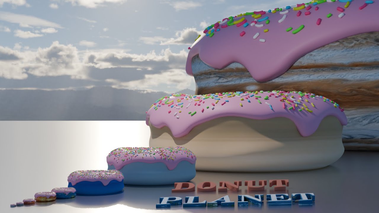 Donute | Donut Shaped Planet | Solar System Planet Size Comparison 3D ...