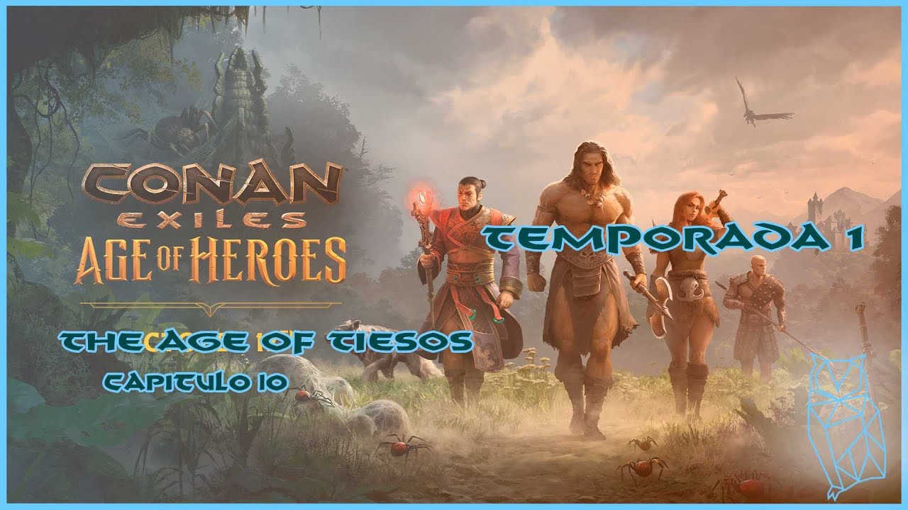 CONAN EXILES AGE OF HEROES #10 FREYA NOS LLEVA AL VOLCAN - YouTube